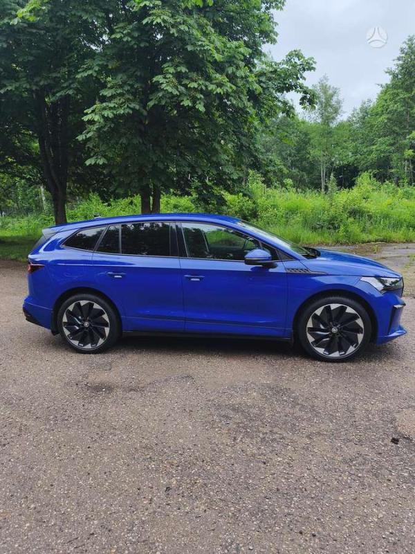 Zils Skoda Enyaq 2022 Jonava, ar dzinēja tilpumu 0.00 L un nobraukumu 53 tūkst. km par 23400 €, foto 3 vietnē AUTOMOTO.COM.LV
