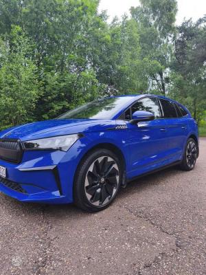 Zils Skoda Enyaq 2022 Jonava, ar dzinēja tilpumu 0.00 L un nobraukumu 53 tūkst. km par 23400 €, foto 5 vietnē AUTOMOTO.COM.LV