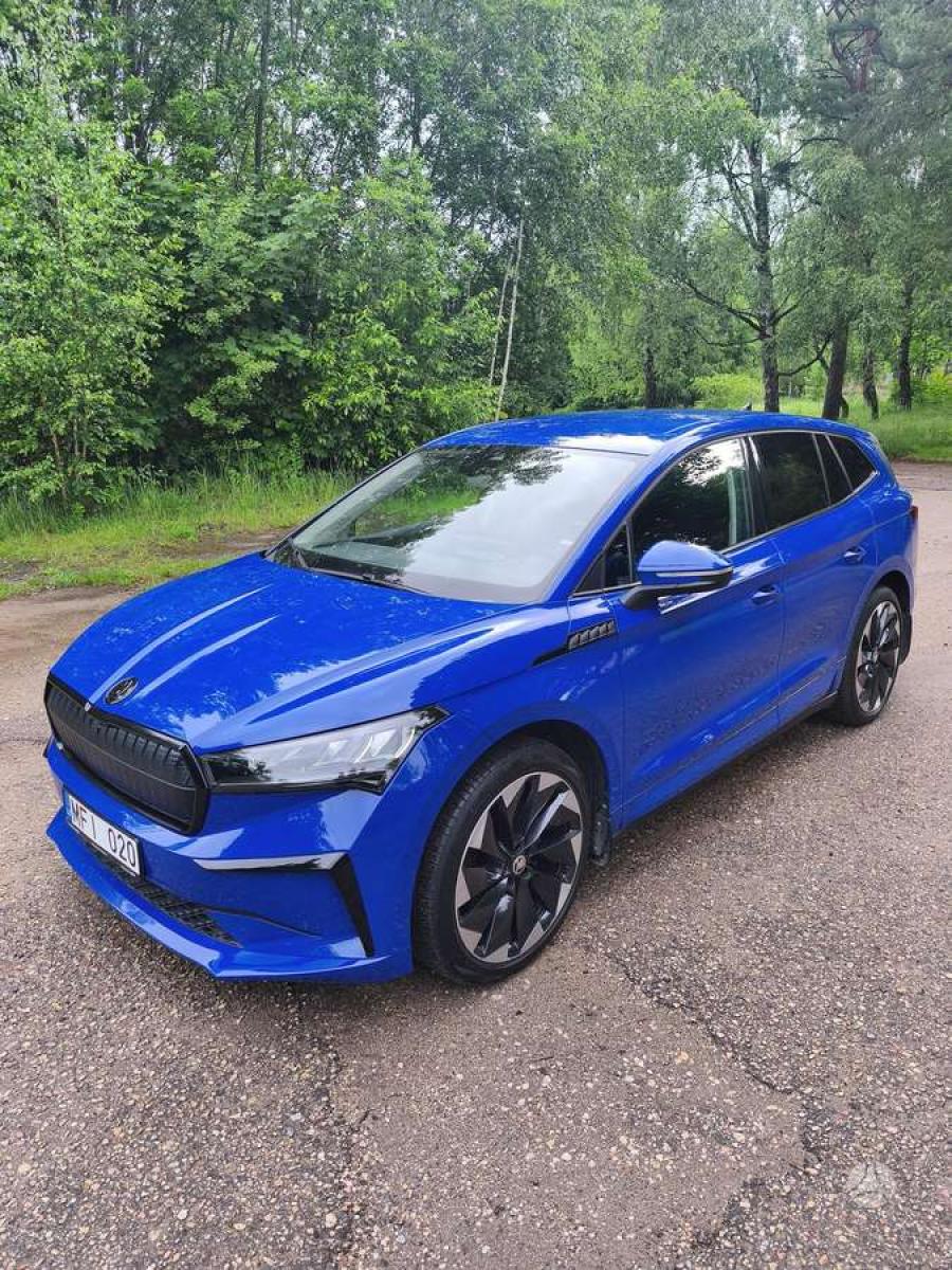 Zils Skoda Enyaq 2022 Jonava, ar dzinēja tilpumu 0.00 L un nobraukumu 53 tūkst. km par 23400 €, foto 6 vietnē AUTOMOTO.COM.LV