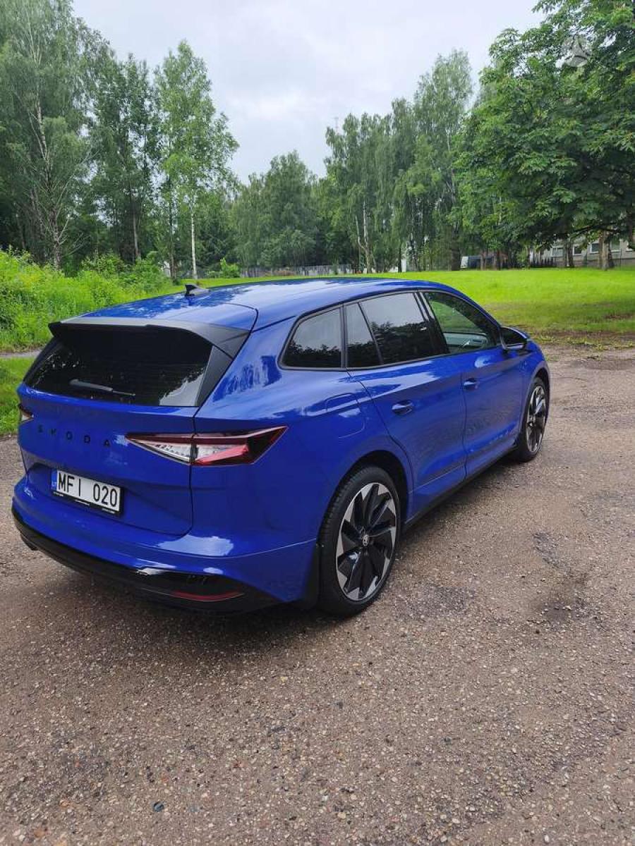 Zils Skoda Enyaq 2022 Jonava, ar dzinēja tilpumu 0.00 L un nobraukumu 53 tūkst. km par 23400 €, foto 7 vietnē AUTOMOTO.COM.LV