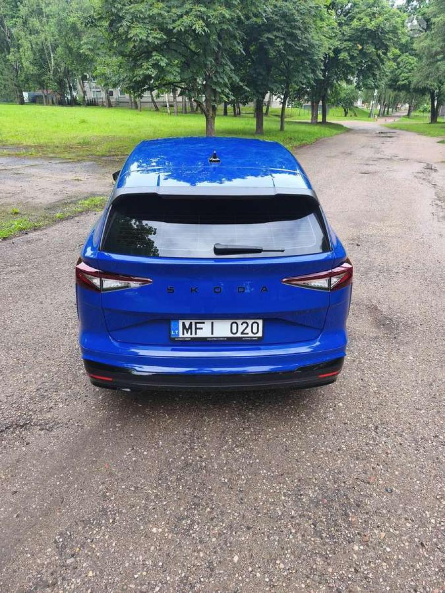 Zils Skoda Enyaq 2022 Jonava, ar dzinēja tilpumu 0.00 L un nobraukumu 53 tūkst. km par 23400 €, foto 10 vietnē AUTOMOTO.COM.LV