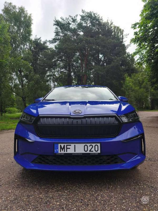 Zils Skoda Enyaq 2022 Jonava, ar dzinēja tilpumu 0.00 L un nobraukumu 53 tūkst. km par 23400 €, foto 10 vietnē AUTOMOTO.COM.LV