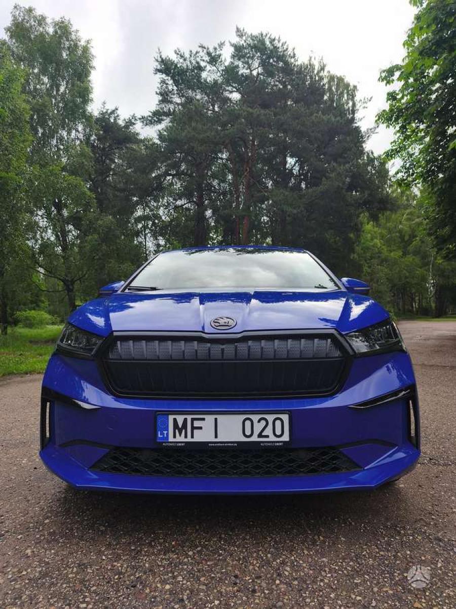 Zils Skoda Enyaq 2022 Jonava, ar dzinēja tilpumu 0.00 L un nobraukumu 53 tūkst. km par 23400 €, foto 11 vietnē AUTOMOTO.COM.LV