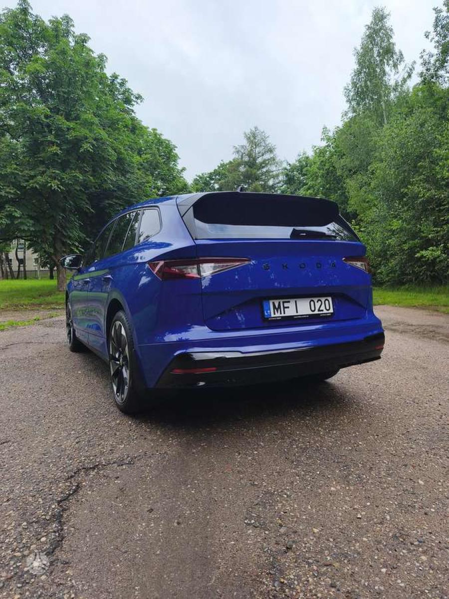 Zils Skoda Enyaq 2022 Jonava, ar dzinēja tilpumu 0.00 L un nobraukumu 53 tūkst. km par 23400 €, foto 13 vietnē AUTOMOTO.COM.LV