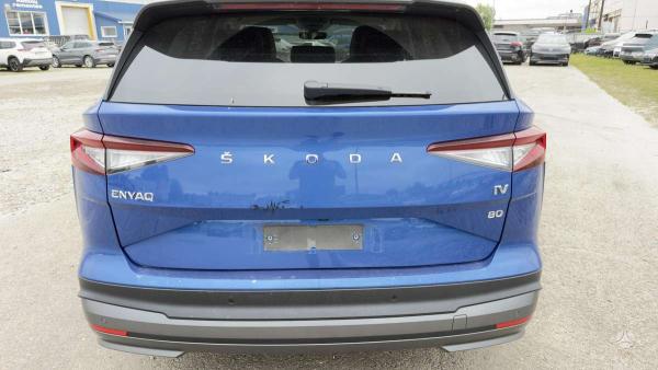 Zils Skoda Enyaq 2023 Šauļi, ar dzinēja tilpumu 0.00 L un nobraukumu 25 tūkst. km par 23400 €, foto 5 vietnē AUTOMOTO.COM.LV