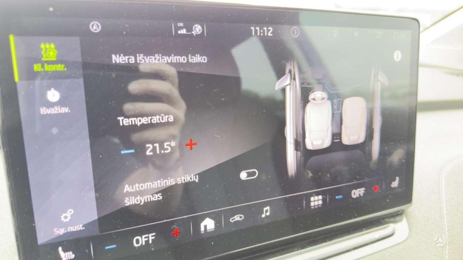 Zils Skoda Enyaq 2023 Šauļi, ar dzinēja tilpumu 0.00 L un nobraukumu 25 tūkst. km par 23400 €, foto 13 vietnē AUTOMOTO.COM.LV
