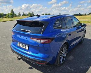 Blue Skoda Enyaq 2023 in Trakai, with an engine capacity of 0.00 L and mileage of 63 thousand km for 29900 €, photo 28 on AUTOMOTO.COM.LV