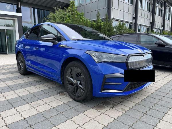 Zils Skoda Enyaq 2023 Viļņa, ar dzinēja tilpumu 0.00 L un nobraukumu 83 tūkst. km par 36999 €, foto 3 vietnē AUTOMOTO.COM.LV
