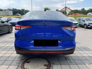 Blue Skoda Enyaq 2023 in Vilnius, with an engine capacity of 0.00 L and mileage of 83 thousand km for 36999 €, photo 8 on AUTOMOTO.COM.LV
