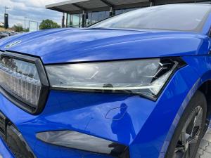 Blue Skoda Enyaq 2023 in Vilnius, with an engine capacity of 0.00 L and mileage of 83 thousand km for 36999 €, photo 27 on AUTOMOTO.COM.LV