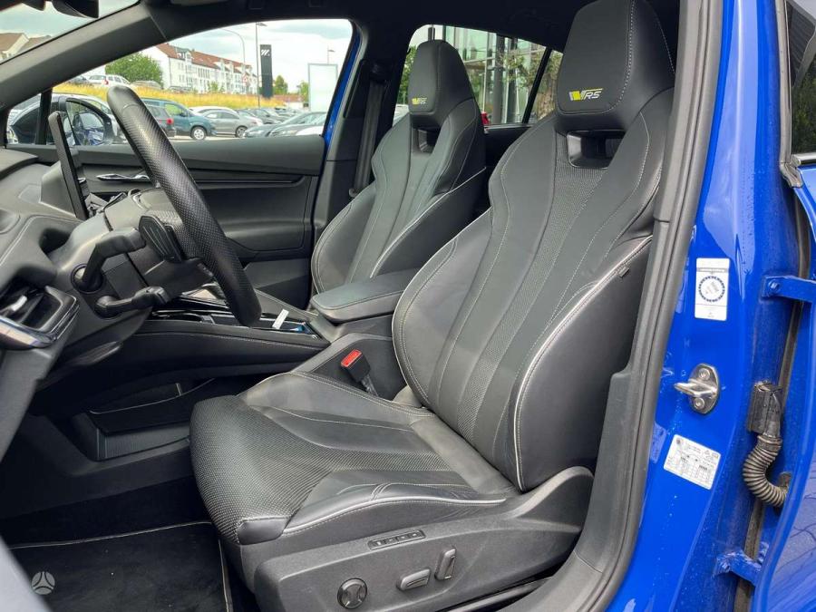 Blue Skoda Enyaq 2023 in Vilnius, with an engine capacity of 0.00 L and mileage of 83 thousand km for 36999 €, photo 36 on AUTOMOTO.COM.LV