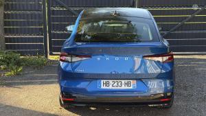 Zils Skoda Enyaq 2025 Jonava, ar dzinēja tilpumu 0.00 L un nobraukumu 27 tūkst. km par 21200 €, foto  vietnē AUTOMOTO.COM.LV