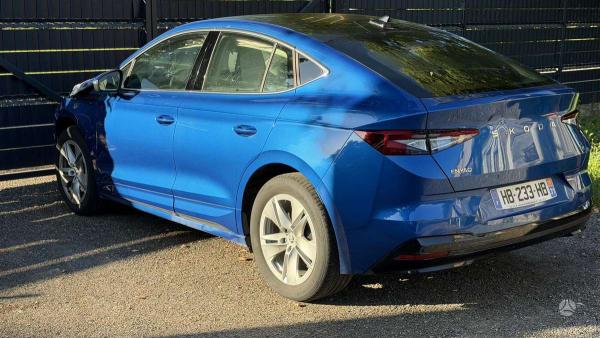 Zils Skoda Enyaq 2025 Jonava, ar dzinēja tilpumu 0.00 L un nobraukumu 27 tūkst. km par 21200 €, foto 3 vietnē AUTOMOTO.COM.LV