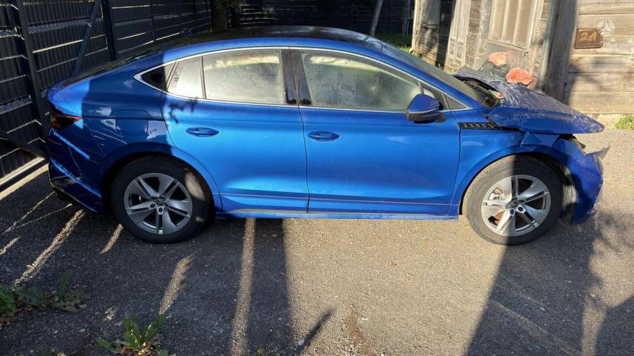 Zils Skoda Enyaq 2025 Jonava, ar dzinēja tilpumu 0.00 L un nobraukumu 27 tūkst. km par 21750 €, foto 9 vietnē AUTOMOTO.COM.LV