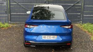 Blue Skoda Enyaq 2025 in Jonava, with an engine capacity of 0.00 L and mileage of 27 thousand km for 21600 €, photo 15 on AUTOMOTO.COM.LV