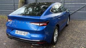 Blue Skoda Enyaq 2025 in Jonava, with an engine capacity of 0.00 L and mileage of 27 thousand km for 21600 €, photo 16 on AUTOMOTO.COM.LV