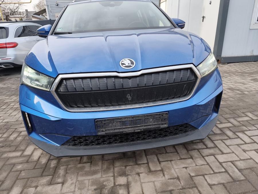 Zils Skoda Enyaq 2021 Kauņa, ar dzinēja tilpumu 0.00 L un nobraukumu 142 tūkst. km par 13500 €, foto 1 vietnē AUTOMOTO.COM.LV