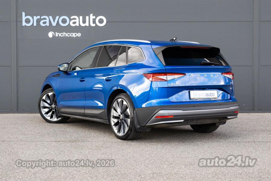 Blue Skoda Enyaq 2021 in Tartu, with an engine capacity of 0.00 L and mileage of 119 thousand km for 31900 €, photo 7 on AUTOMOTO.COM.LV
