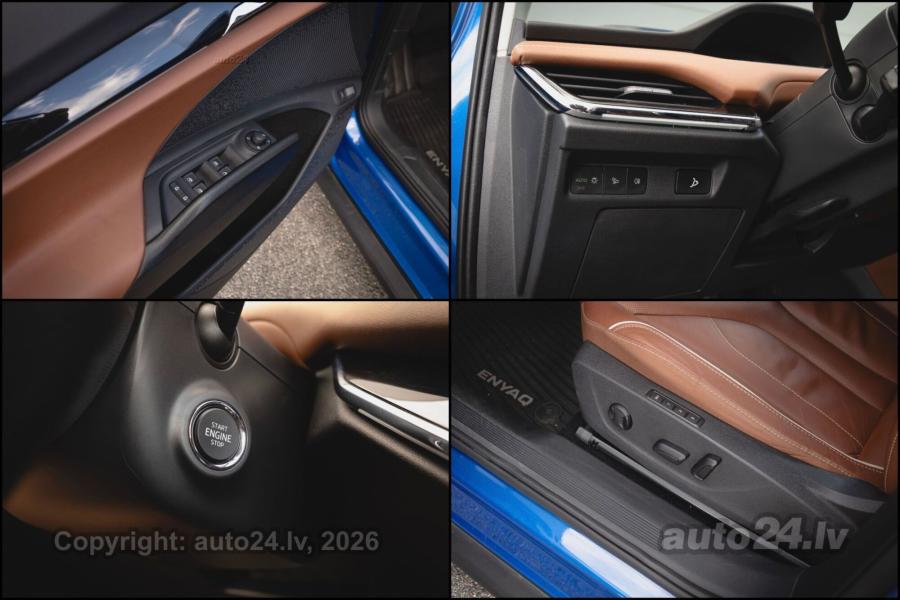 Blue Skoda Enyaq 2021 in Tartu, with an engine capacity of 0.00 L and mileage of 119 thousand km for 31900 €, photo 27 on AUTOMOTO.COM.LV