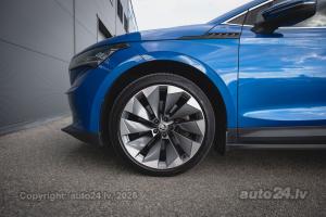 Blue Skoda Enyaq 2021 in Tartu, with an engine capacity of 0.00 L and mileage of 119 thousand km for 31900 €, photo 30 on AUTOMOTO.COM.LV
