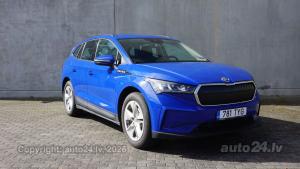 Blue Skoda Enyaq 2024 in Tallinn, with an engine capacity of 0.00 L and mileage of 23 thousand km for 27777 €, photo 4 on AUTOMOTO.COM.LV