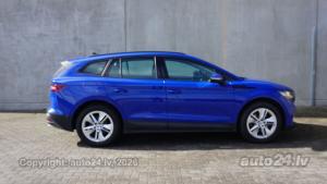 Blue Skoda Enyaq 2024 in Tallinn, with an engine capacity of 0.00 L and mileage of 23 thousand km for 27777 €, photo 5 on AUTOMOTO.COM.LV
