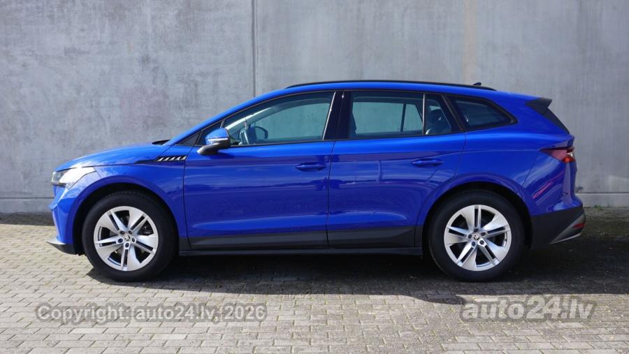 Blue Skoda Enyaq 2024 in Tallinn, with an engine capacity of 0.00 L and mileage of 23 thousand km for 27777 €, photo 6 on AUTOMOTO.COM.LV