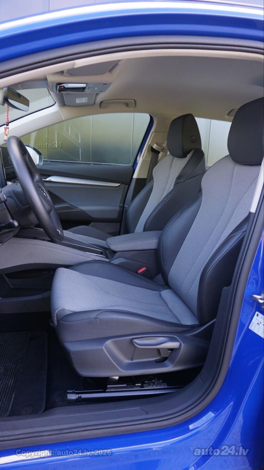 Blue Skoda Enyaq 2024 in Tallinn, with an engine capacity of 0.00 L and mileage of 23 thousand km for 27777 €, photo 12 on AUTOMOTO.COM.LV