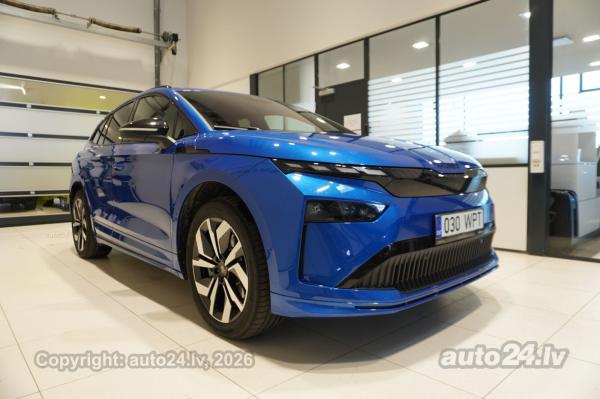 Синий Шкода Enyaq 2025 в Таллин, объемом двигателя 0.00 л и пробегом 13 тыс. км за 53000 €, фото 4 на AUTOMOTO.COM.LV