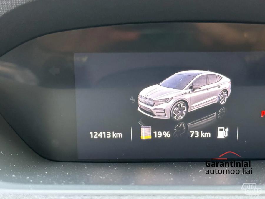Zaļš Skoda Enyaq 2022 Avižieniai, ar dzinēja tilpumu 0.00 L un nobraukumu 12 tūkst. km par 39750 €, foto 9 vietnē AUTOMOTO.COM.LV