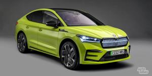 Zaļš Skoda Enyaq 2023 Šauļi, ar dzinēja tilpumu 0.00 L un nobraukumu 110 tūkst. km par 33500 €, foto  vietnē AUTOMOTO.COM.LV