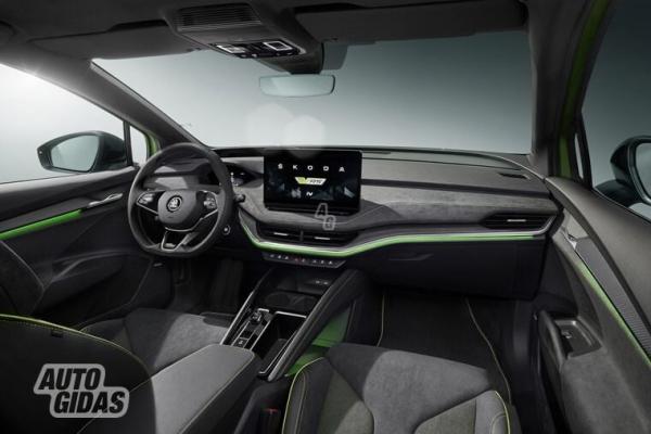 Skoda Enyaq 2023 Šauļi vietnē Zaļš Skoda Enyaq 2023 Šauļi, ar dzinēja tilpumu 0.00 L un nobraukumu 110 tūkst. km par 33500 €, foto 5 vietnē AUTOMOTO.COM.LV