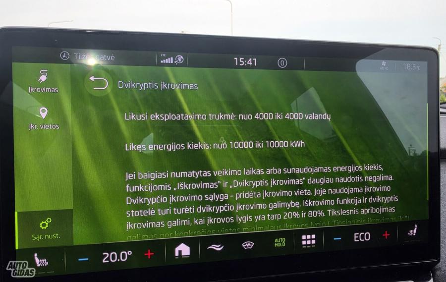Zaļš Skoda Enyaq 2023 Šauļi, ar dzinēja tilpumu 0.00 L un nobraukumu 110 tūkst. km par 33500 €, foto 17 vietnē AUTOMOTO.COM.LV