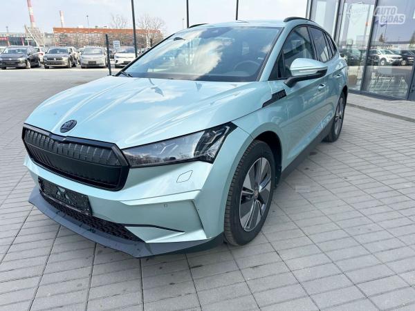 Green Skoda Enyaq 2021 in Kaunas, with an engine capacity of 0.00 L and mileage of 177 thousand km for 17500 €, photo 1 on AUTOMOTO.COM.LV