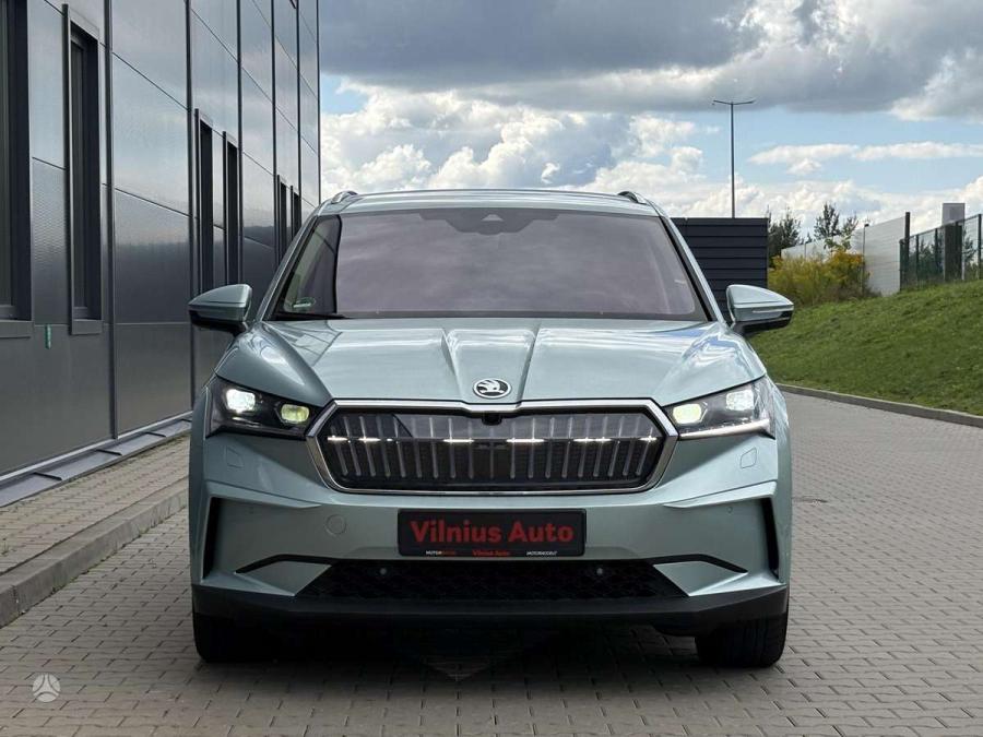 Zaļš Skoda Enyaq 2024 Viļņa, ar dzinēja tilpumu 0.00 L un nobraukumu 4 tūkst. km par 37890 €, foto 3 vietnē AUTOMOTO.COM.LV