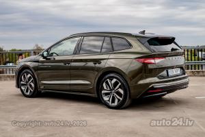 Green Skoda Enyaq 2025 in Parnu, with an engine capacity of 0.00 L and mileage of 15 thousand km for 54500 €, photo 7 on AUTOMOTO.COM.LV