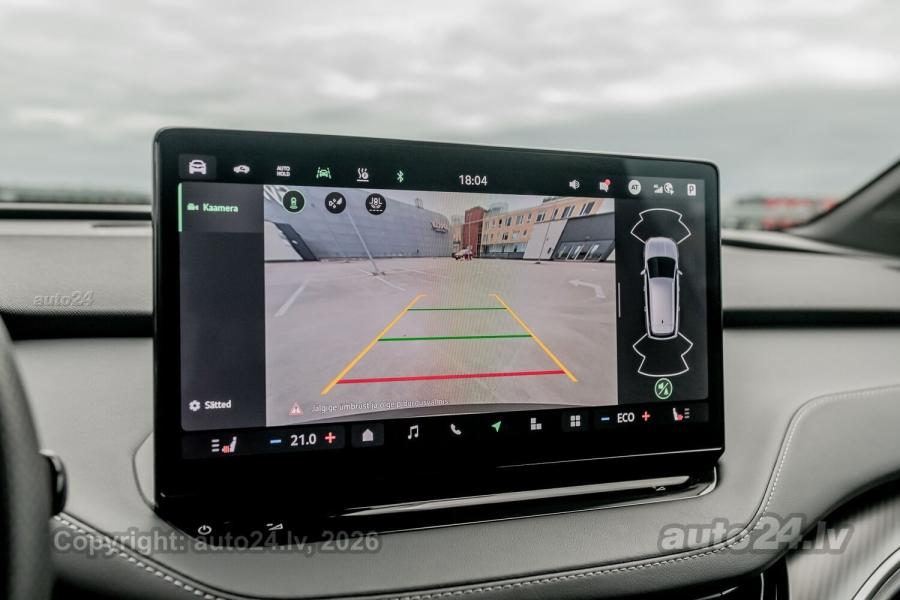 Green Skoda Enyaq 2025 in Parnu, with an engine capacity of 0.00 L and mileage of 15 thousand km for 54500 €, photo 20 on AUTOMOTO.COM.LV