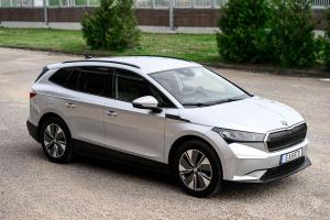 Grey Skoda Enyaq 2021 in Mazeikiai, with an engine capacity of 0.00 L and mileage of 103 thousand km for 18000 €, photo 24 on AUTOMOTO.COM.LV