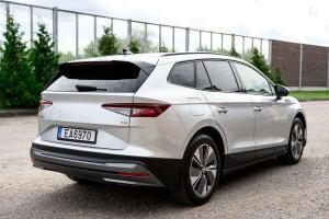 Grey Skoda Enyaq 2021 in Mazeikiai, with an engine capacity of 0.00 L and mileage of 103 thousand km for 18000 €, photo 29 on AUTOMOTO.COM.LV