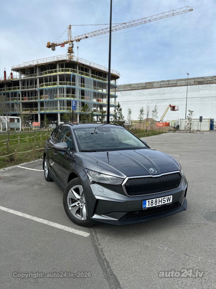 Grey Skoda Enyaq 2023 in Tallinn, with an engine capacity of 0.00 L and mileage of 49 thousand km for 34000 €, photo 7 on AUTOMOTO.COM.LV