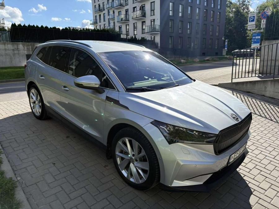 Pelēks Skoda Enyaq 2023 Viļņa, ar dzinēja tilpumu 0.00 L un nobraukumu 67 tūkst. km par 29200 €, foto 3 vietnē AUTOMOTO.COM.LV