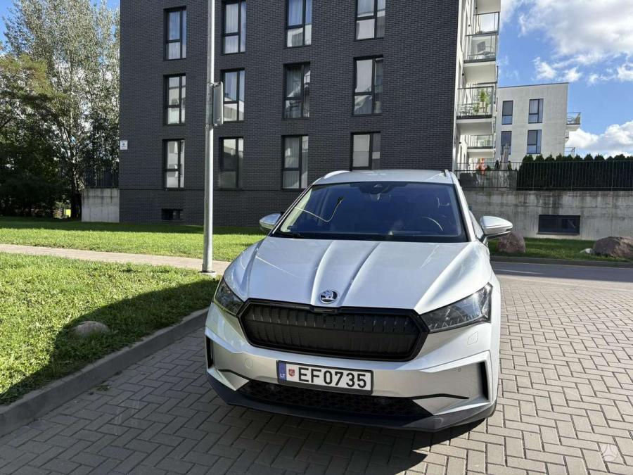 Pelēks Skoda Enyaq 2023 Viļņa, ar dzinēja tilpumu 0.00 L un nobraukumu 67 tūkst. km par 29200 €, foto 4 vietnē AUTOMOTO.COM.LV
