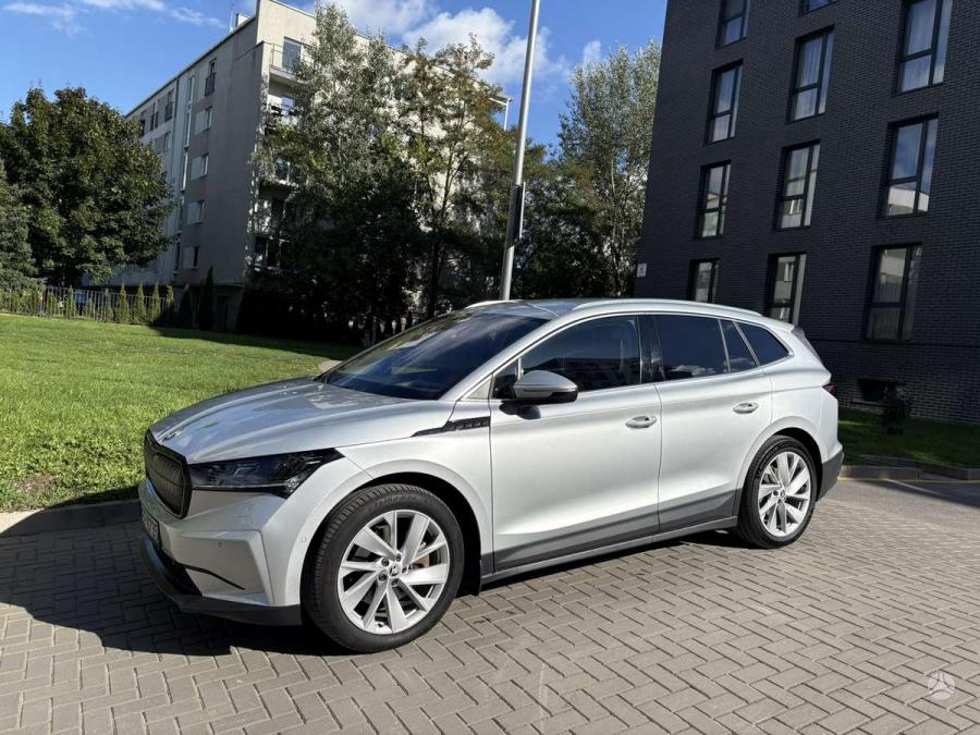 Pelēks Skoda Enyaq 2023 Viļņa, ar dzinēja tilpumu 0.00 L un nobraukumu 67 tūkst. km par 29200 €, foto 10 vietnē AUTOMOTO.COM.LV
