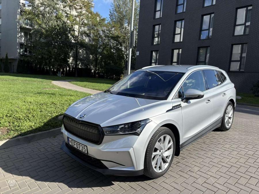 Pelēks Skoda Enyaq 2023 Viļņa, ar dzinēja tilpumu 0.00 L un nobraukumu 67 tūkst. km par 29200 €, foto 11 vietnē AUTOMOTO.COM.LV