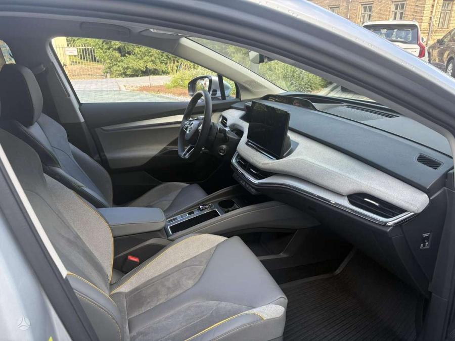 Pelēks Skoda Enyaq 2023 Viļņa, ar dzinēja tilpumu 0.00 L un nobraukumu 67 tūkst. km par 29200 €, foto 15 vietnē AUTOMOTO.COM.LV