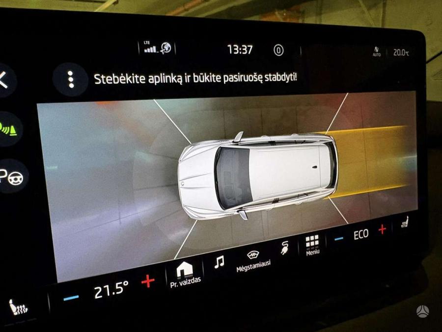 Pelēks Skoda Enyaq 2023 Viļņa, ar dzinēja tilpumu 0.00 L un nobraukumu 67 tūkst. km par 29200 €, foto 23 vietnē AUTOMOTO.COM.LV