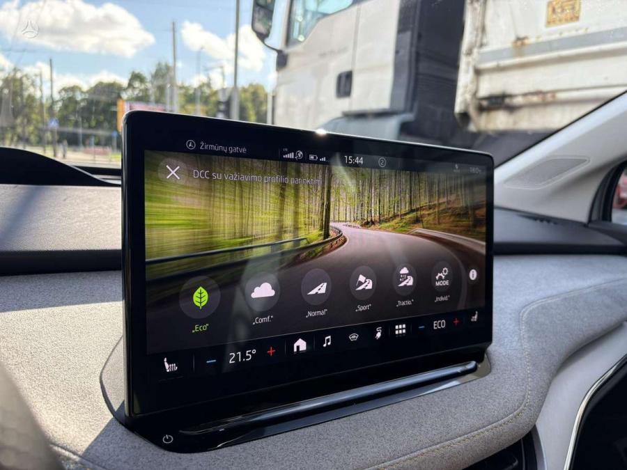 Pelēks Skoda Enyaq 2023 Viļņa, ar dzinēja tilpumu 0.00 L un nobraukumu 67 tūkst. km par 29200 €, foto 26 vietnē AUTOMOTO.COM.LV