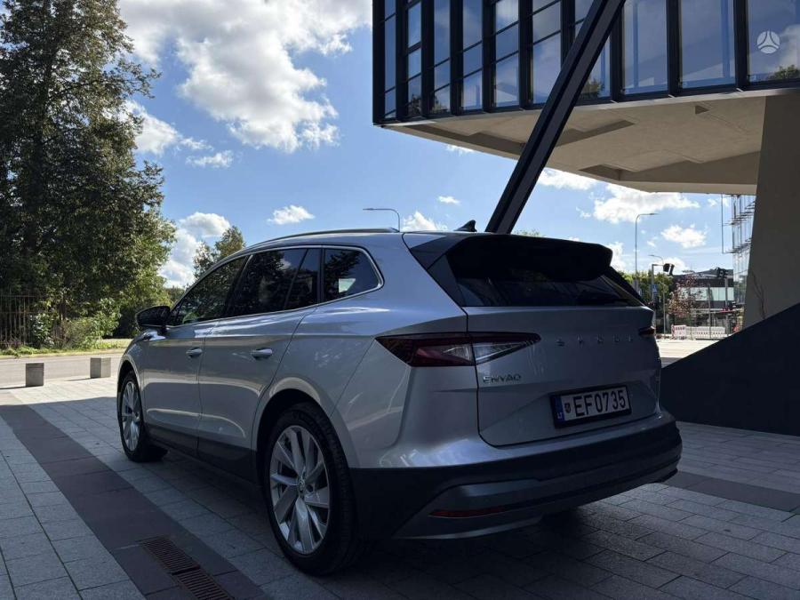 Pelēks Skoda Enyaq 2023 Viļņa, ar dzinēja tilpumu 0.00 L un nobraukumu 67 tūkst. km par 29200 €, foto 32 vietnē AUTOMOTO.COM.LV