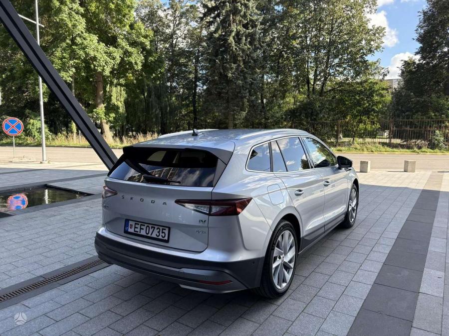 Pelēks Skoda Enyaq 2023 Viļņa, ar dzinēja tilpumu 0.00 L un nobraukumu 67 tūkst. km par 29200 €, foto 33 vietnē AUTOMOTO.COM.LV