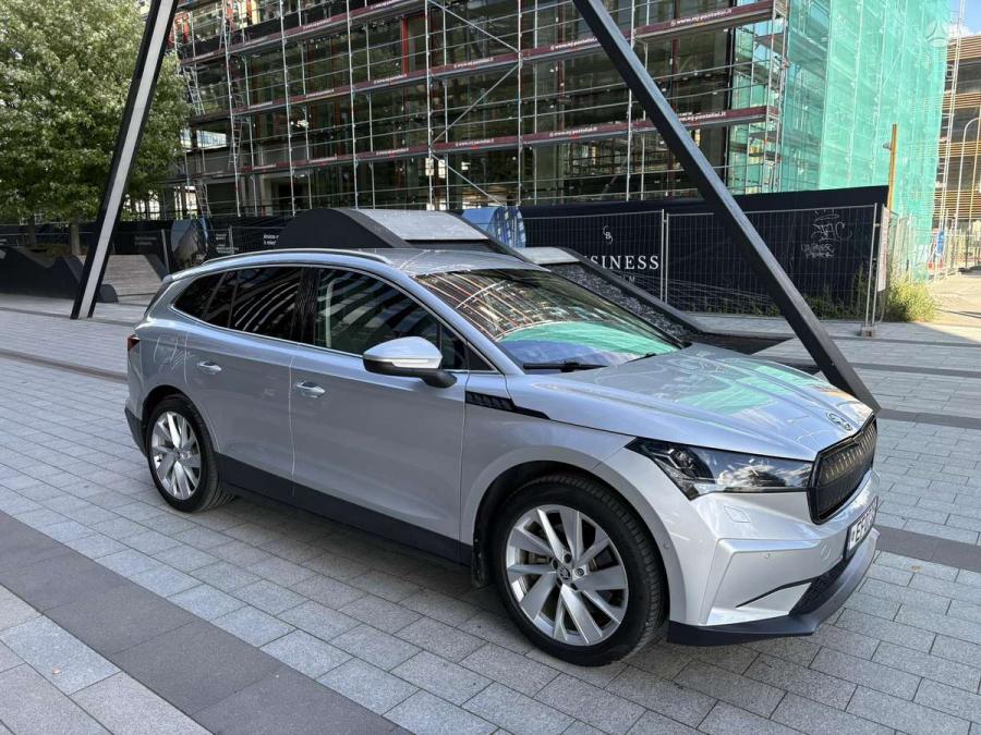 Pelēks Skoda Enyaq 2023 Viļņa, ar dzinēja tilpumu 0.00 L un nobraukumu 67 tūkst. km par 29200 €, foto 35 vietnē AUTOMOTO.COM.LV